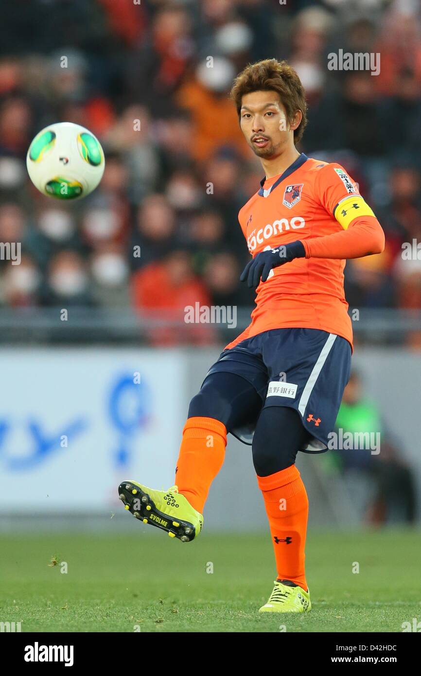 Kosuke Kikuchi (Ardija), MARCH 2, 2013 - Football / Soccer : 2013 J.LEAGUE Division 1 1st sec ...