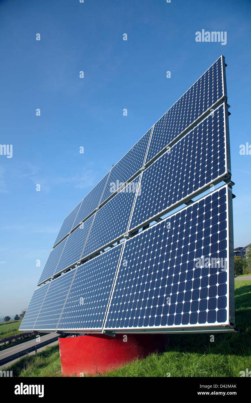 Freiburg, Germany, solar installation of Green City Stock Photo - Alamy