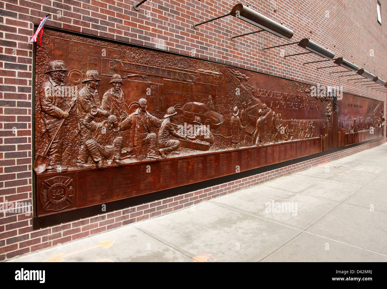 Fire Department Memorial Wall High Resolution Stock Photography and ...