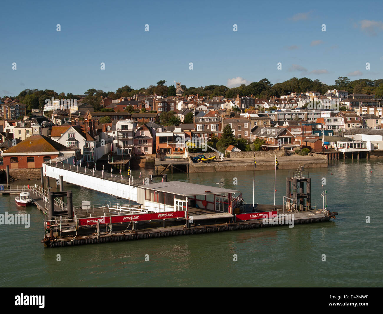 Red Funnel High Speed Red Jet passenger terminal West Cowes Isle of ...