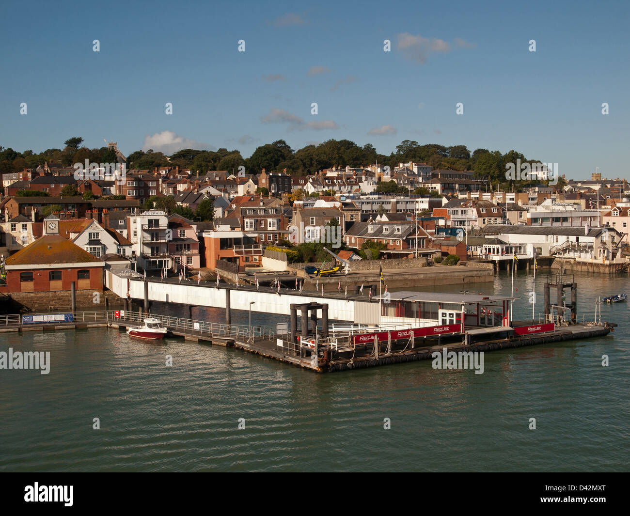 Red Funnel High Speed Red Jet passenger terminal West Cowes Isle of ...