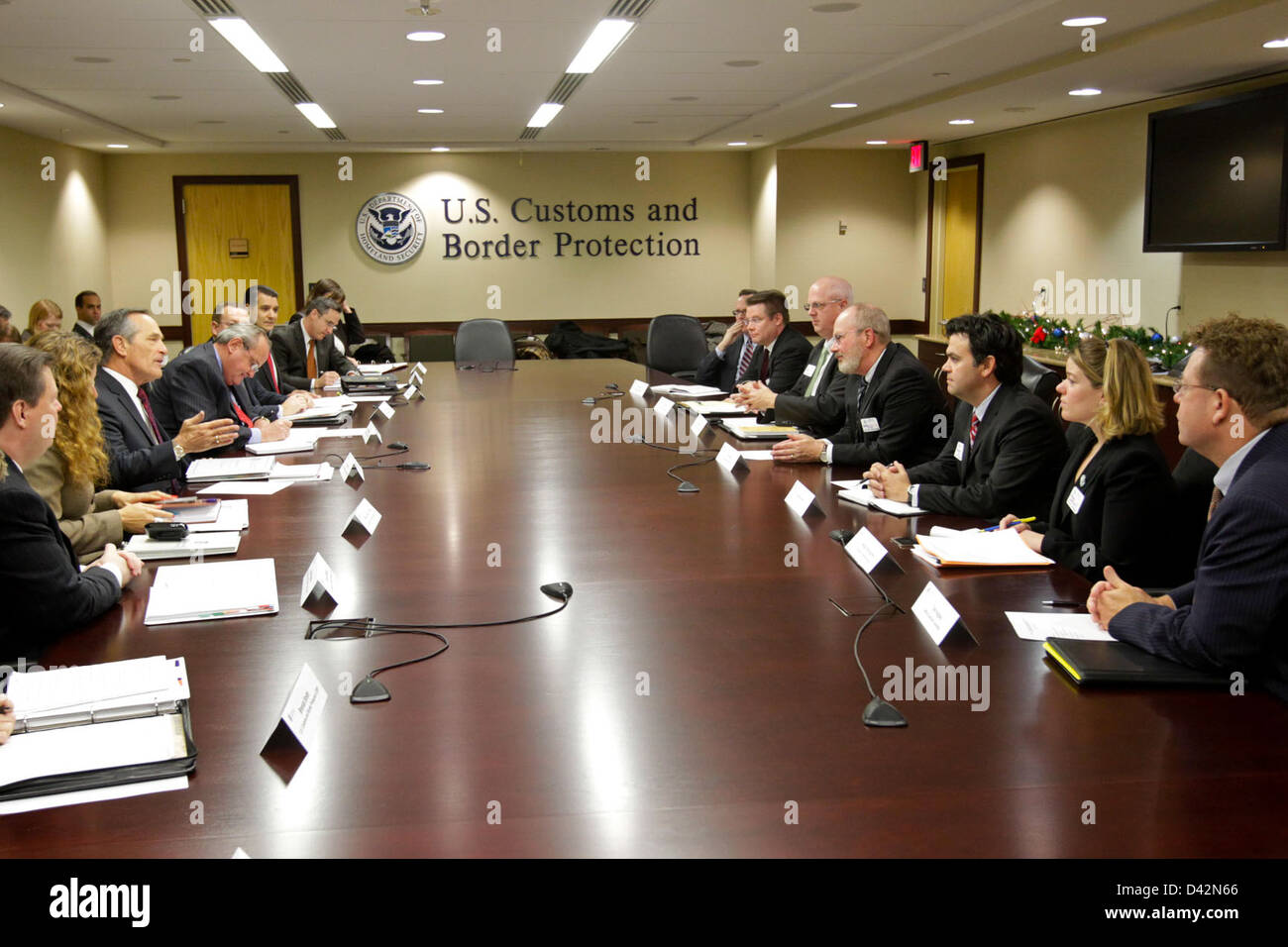 CBP Commissioner Alan Bersin held a meeting with members of the U.S ...