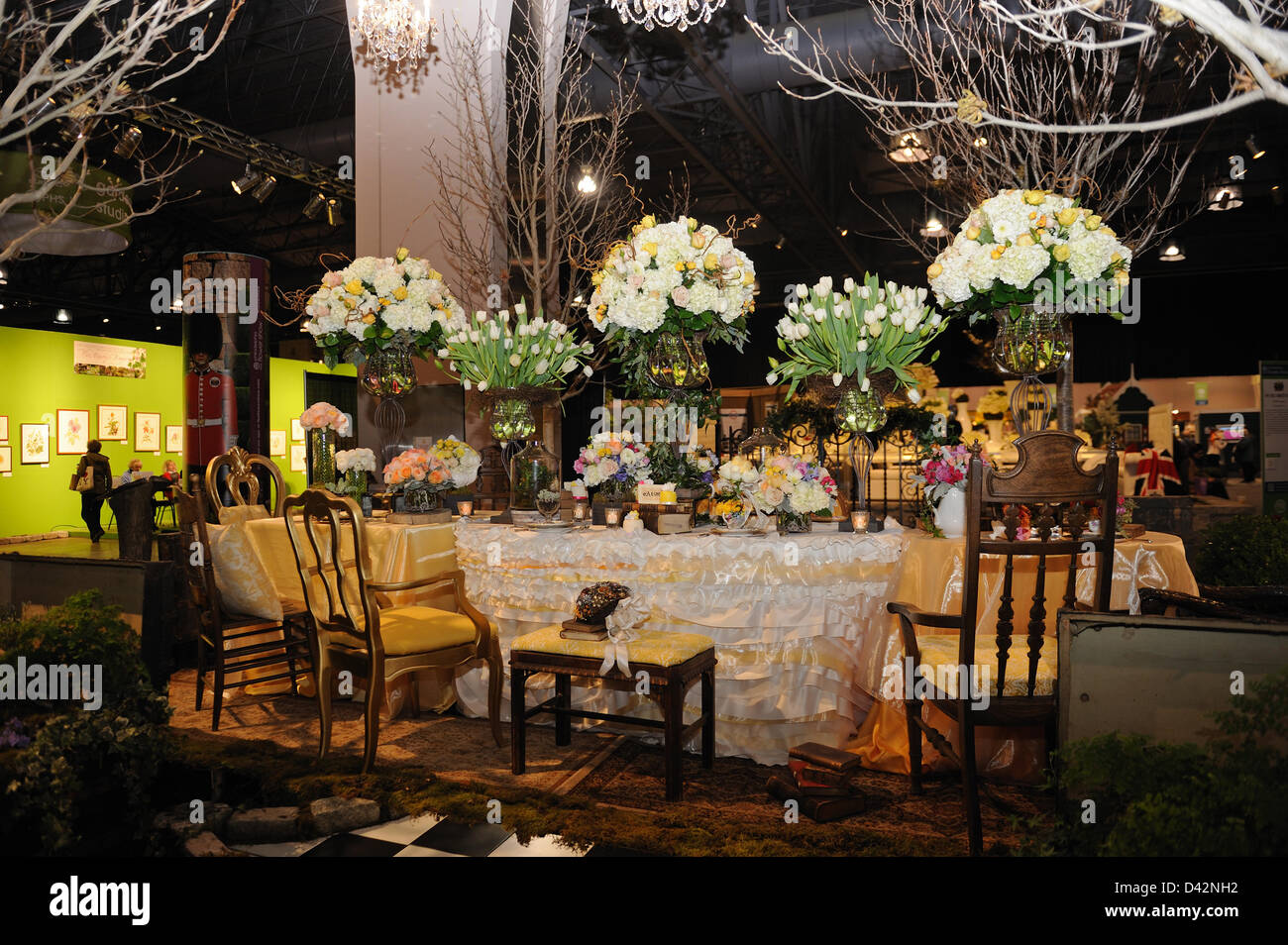 Philadelphia, PA, USA. March 1, 2013. The Philadelphia Flower Show, the ...