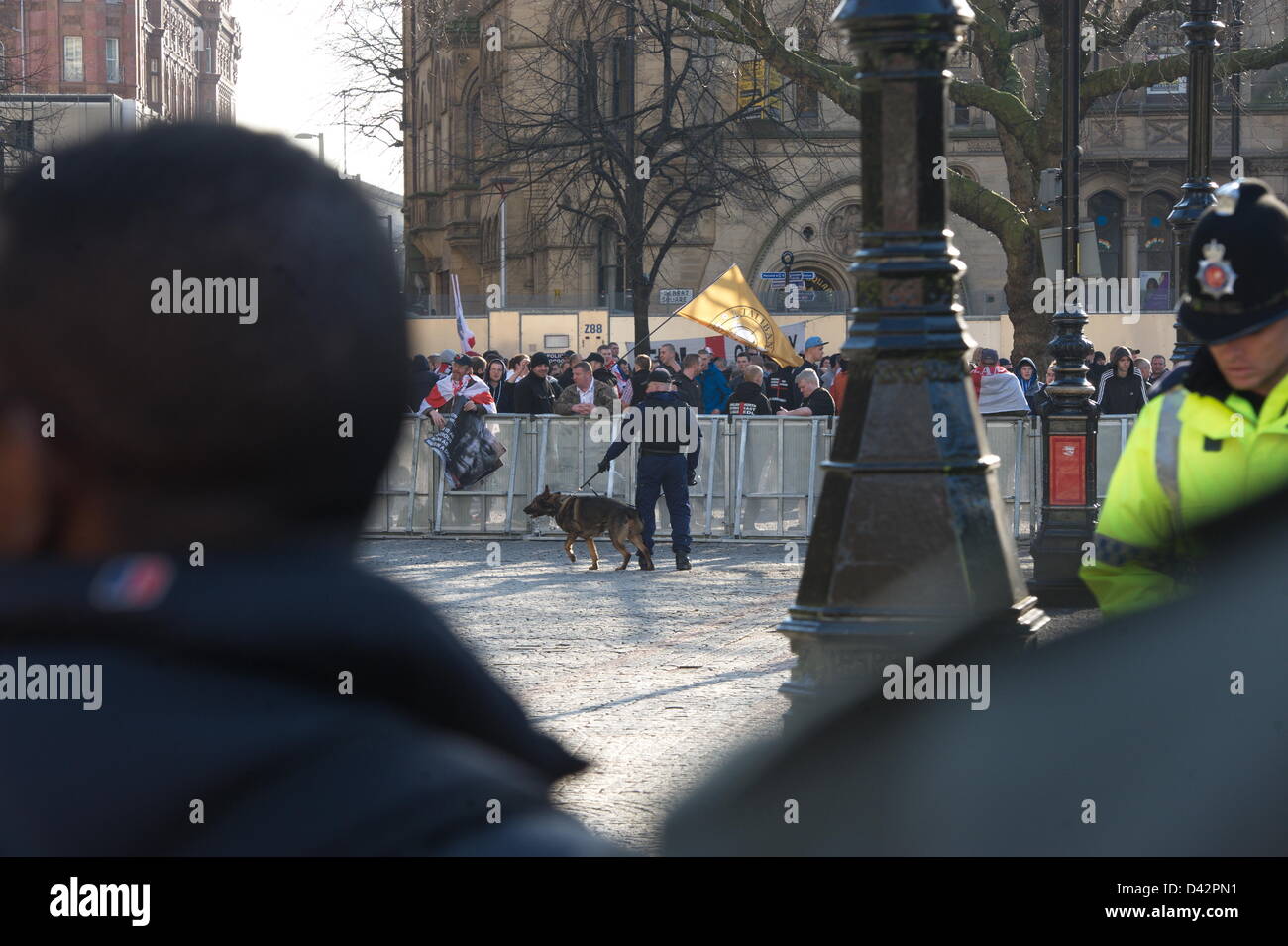 Edl english defence league manchester demonstration right wing hi-res ...