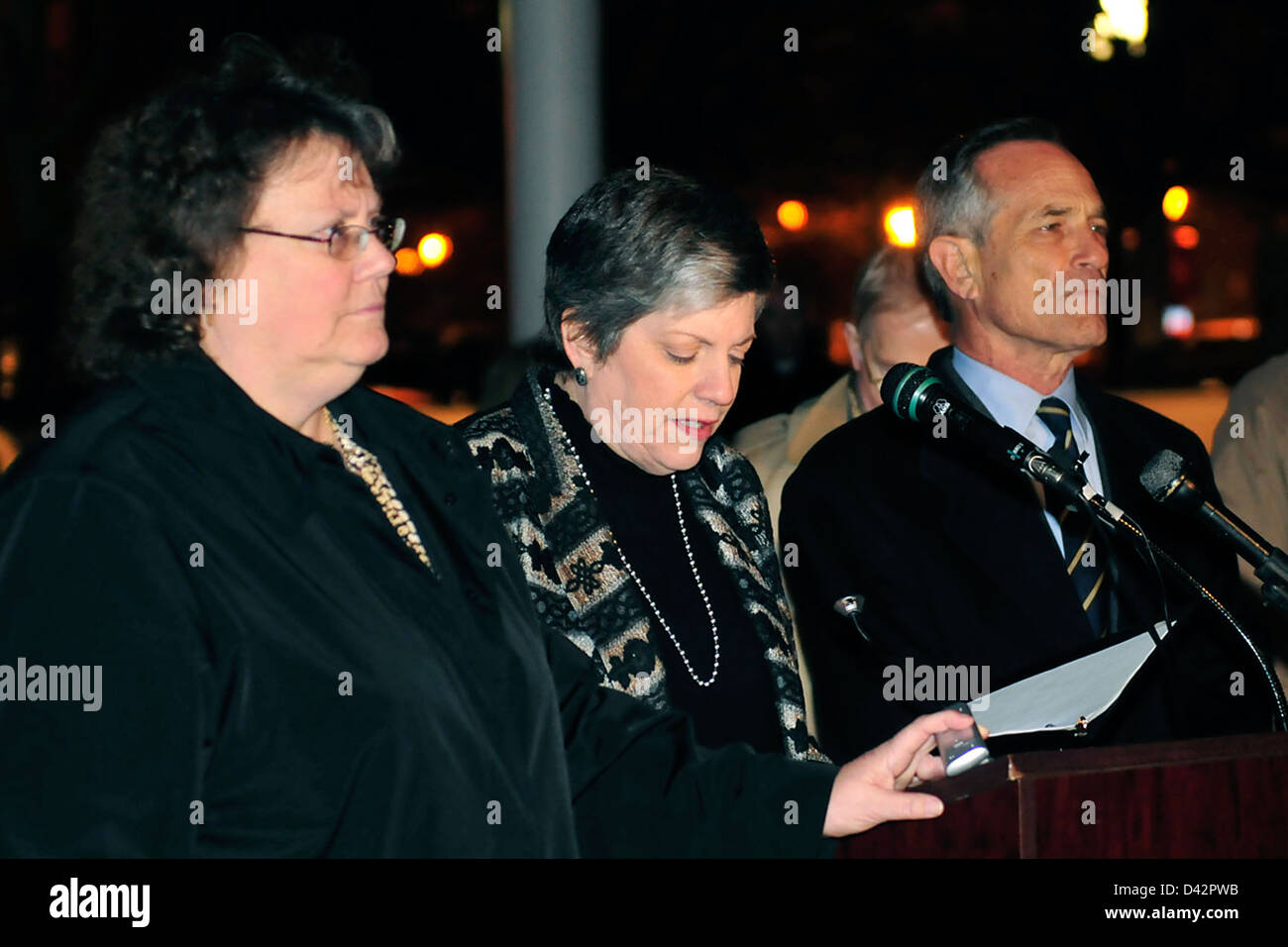 A candlelight vigil was held in honor of CBP personnel during National ...