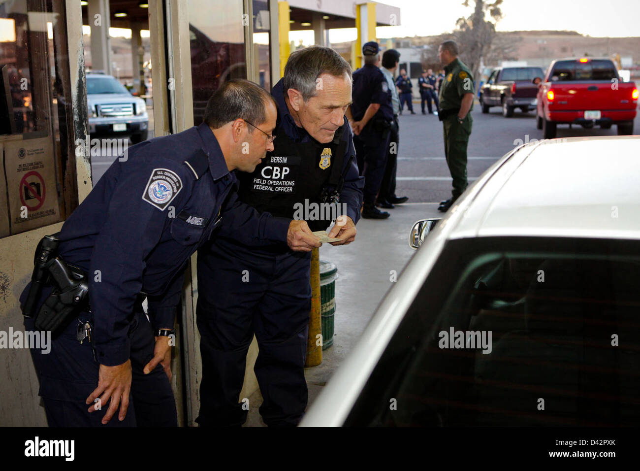 CBP Commissioner visited the Mariposa Port of Entry (POE) to observe ...