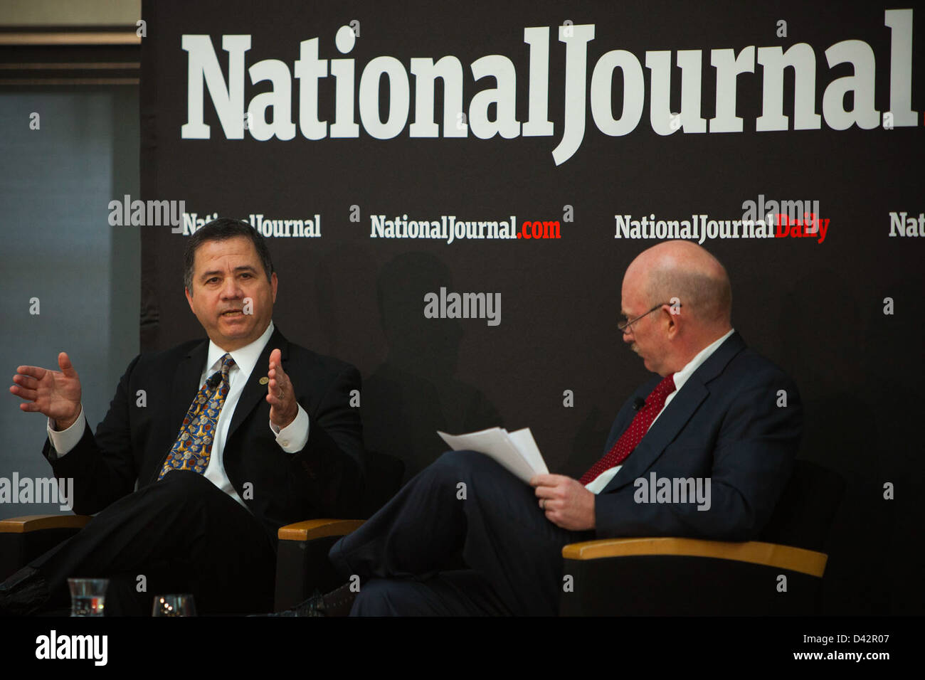 Deputy Commissioner David Aguilar of CBP addressed border security ...