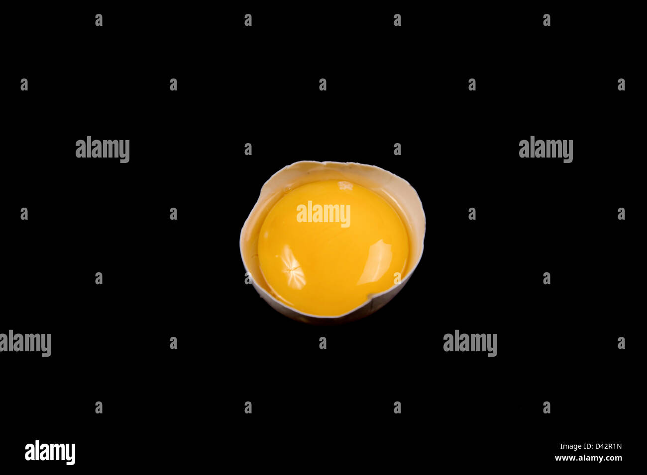 Berlin, Germany, opened a raw egg Stock Photo - Alamy