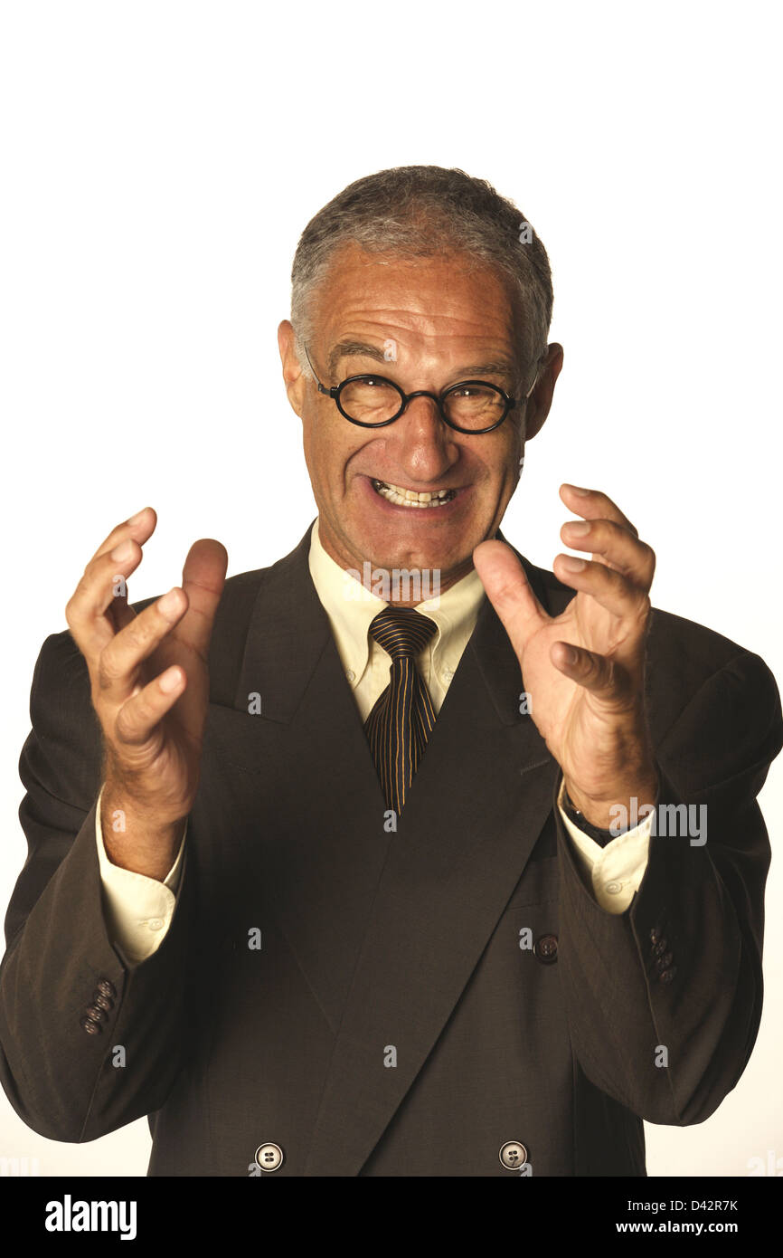 Freiburg, Germany, one of older gentleman gesturing Stock Photo - Alamy