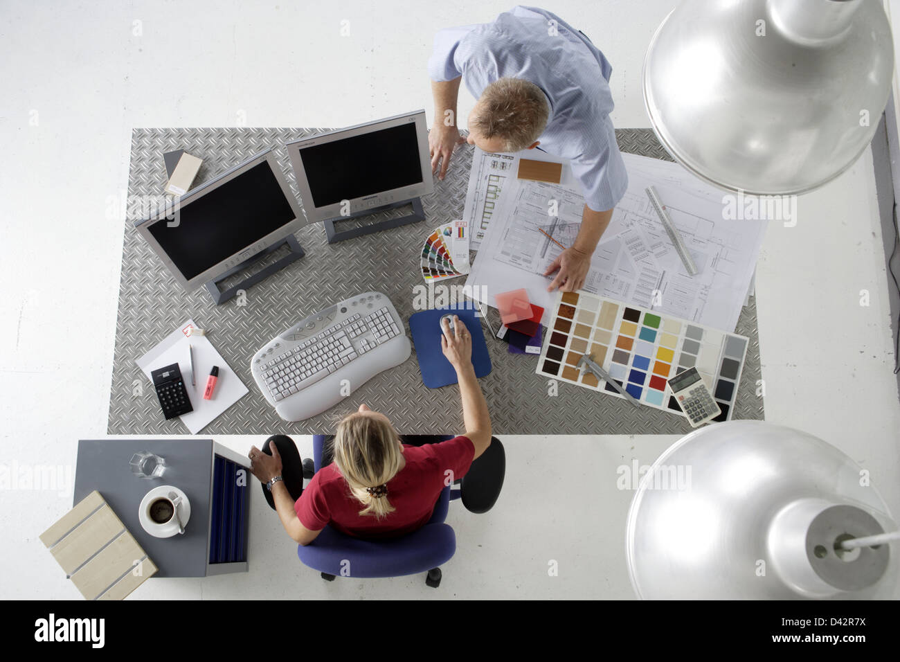 Freiburg, Germany, design planning in an office Stock Photo - Alamy