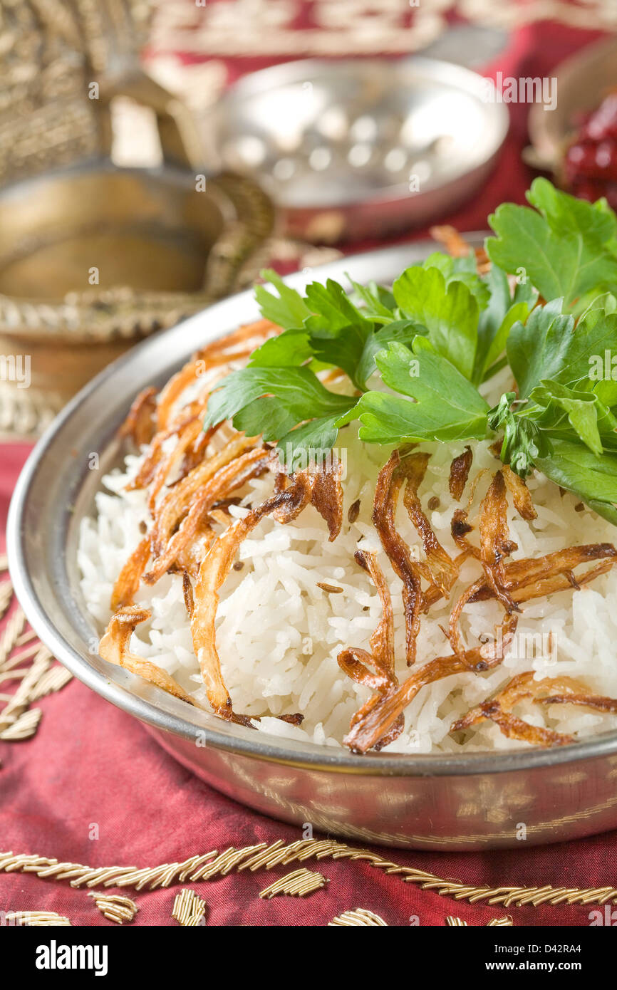 rice jeera, Indian food Stock Photo - Alamy