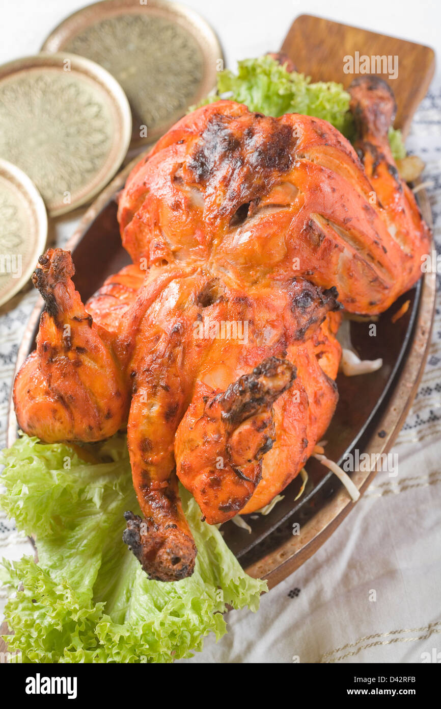 Indian food, Tandoori Murghi Stock Photo - Alamy