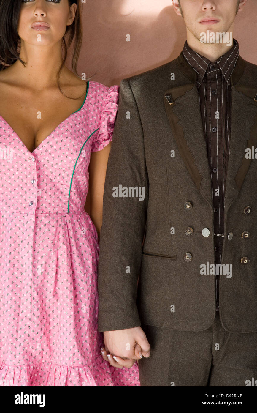 Freiburg, Germany, a serious-looking, stiff pair Stock Photo - Alamy