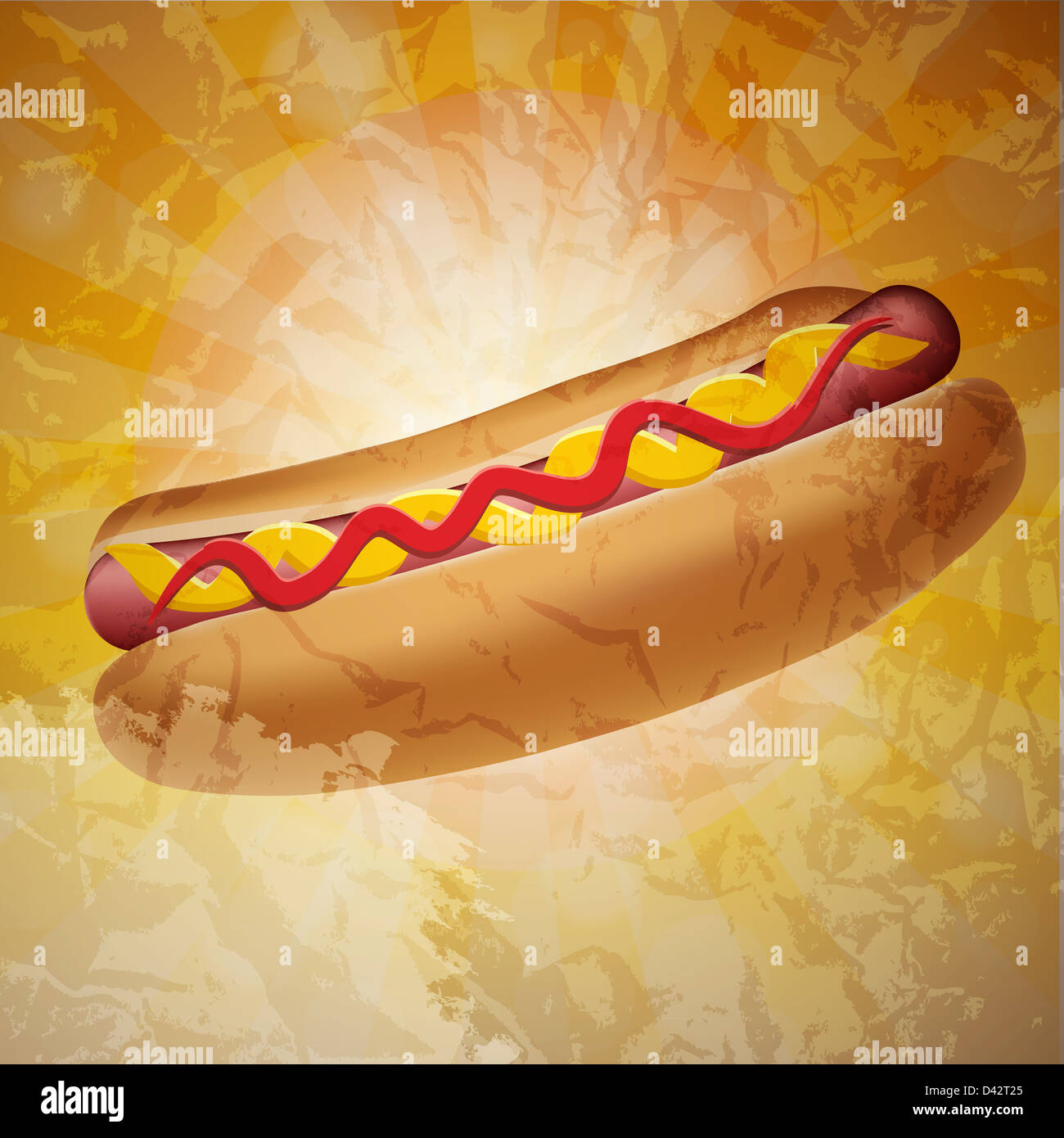 Realistic hot dog hi-res stock photography and images - Alamy