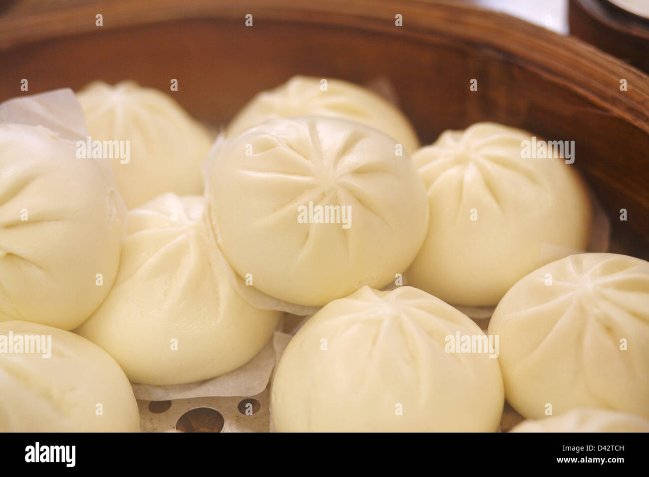 Chinese steam buns Stock Photo - Alamy