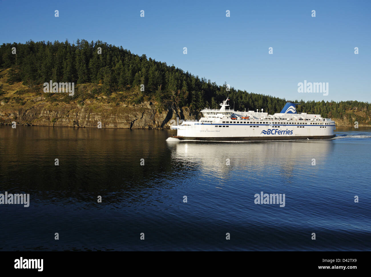 Vancouver to Nanaimo route, British Columbia Ferries, Canada Stock ...