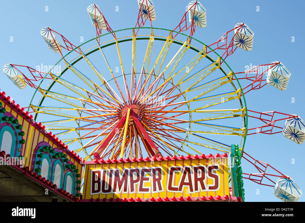 Colourful bumper cars hi-res stock photography and images - Alamy