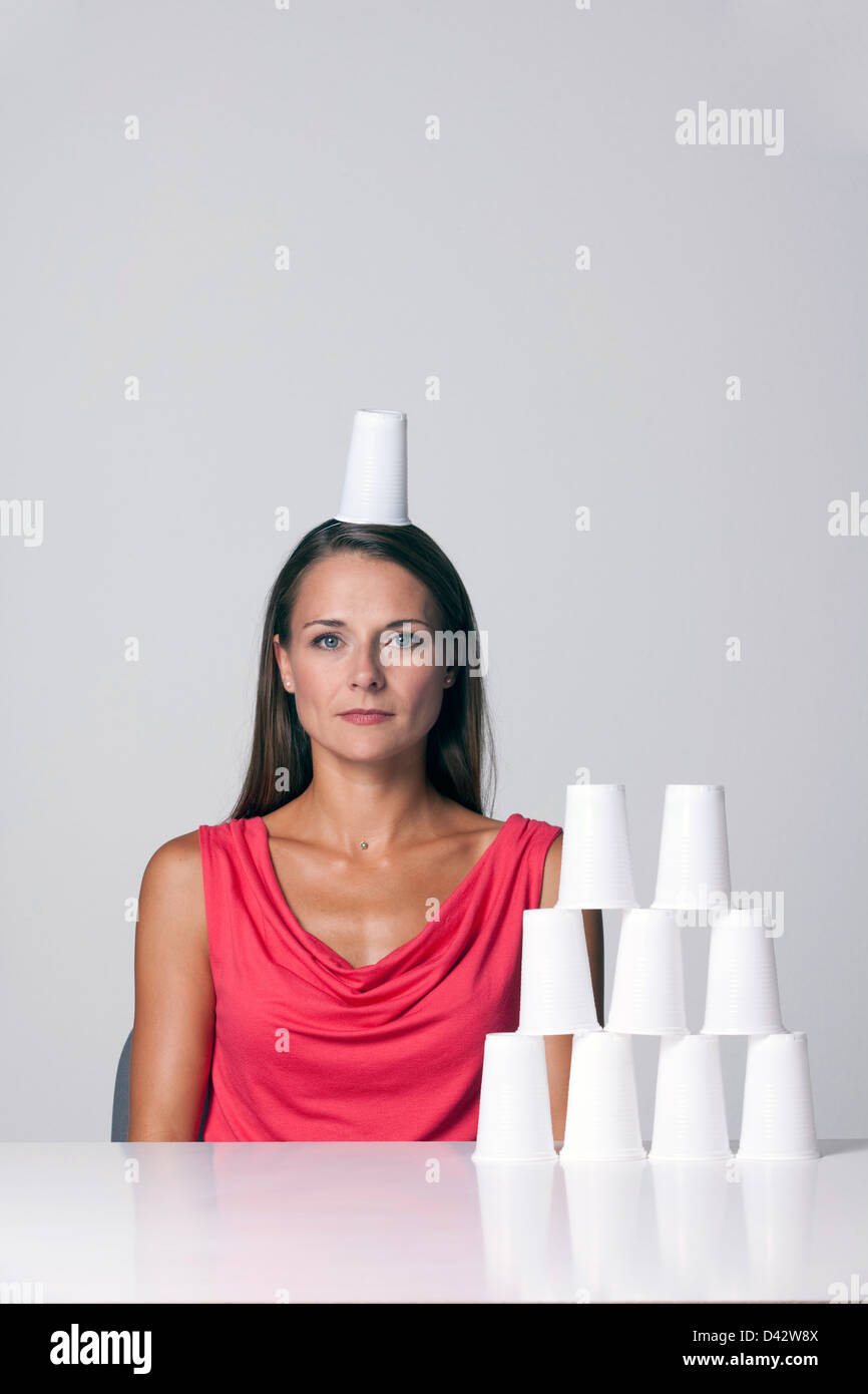 Pyramid of cups hi-res stock photography and images - Alamy