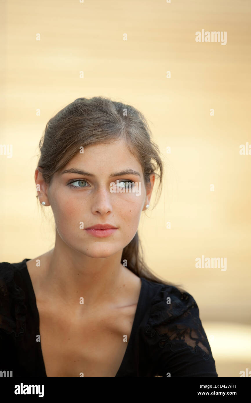 Freiburg, Germany, Portrait of a 16 year old girl ' Stock Photo - Alamy