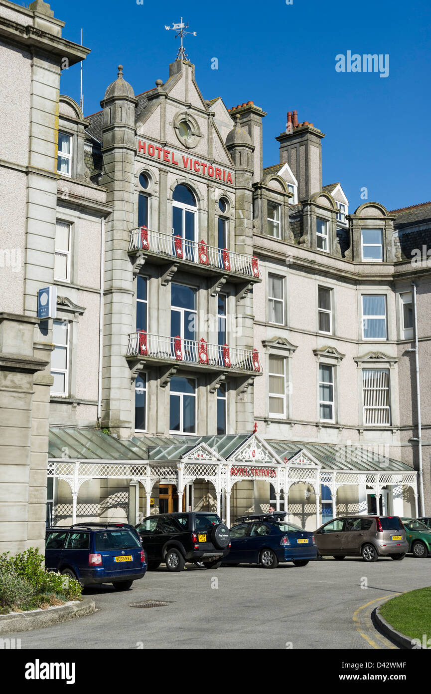 The Hotel Victoria in Newquay Stock Photo - Alamy