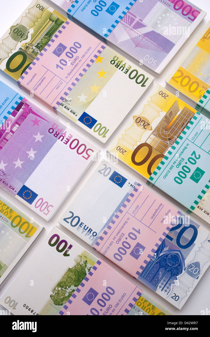 500 euro money european currency stack hi-res stock photography and ...
