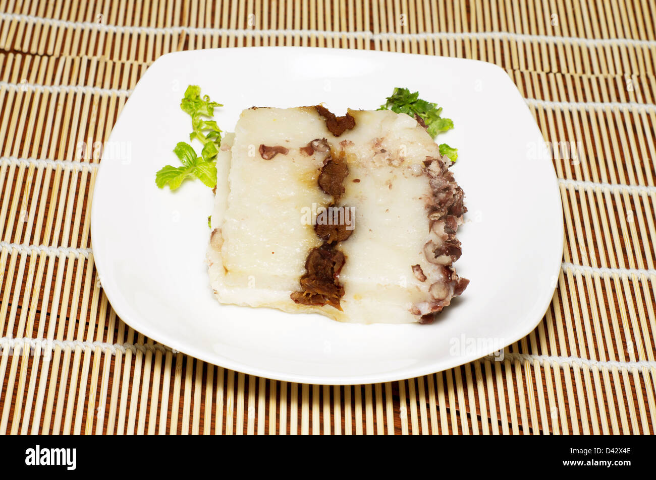 China's traditional New Year's dishes, rice cakes Stock Photo - Alamy