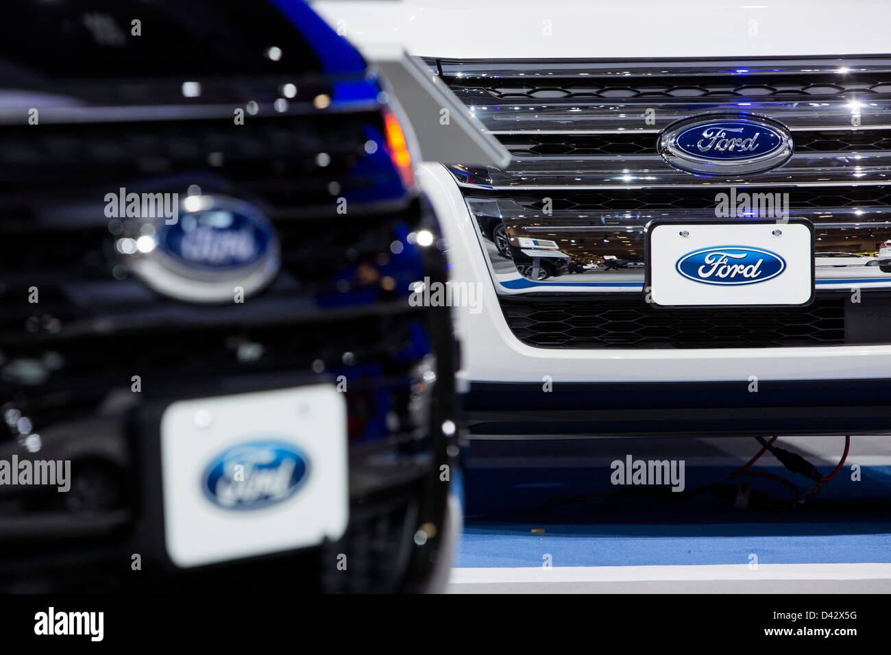 A 2013 Ford Explorer on display at the 2013 Washington, DC Auto Show ...