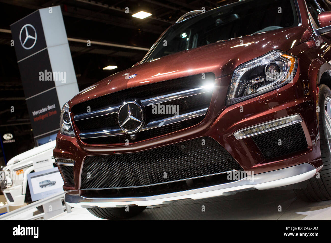 Mercedes-Benz vehicles on display at the 2013 Washington, DC Auto Show ...