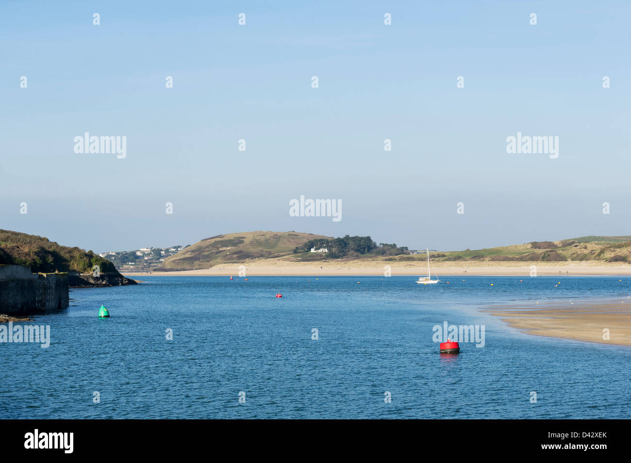 The River Camel estuary in Cornwall Stock Photo - Alamy