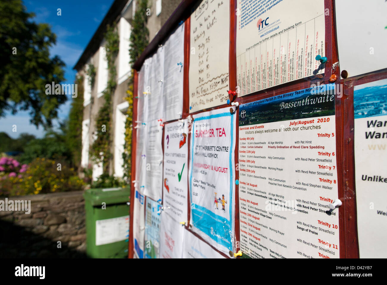 Bassenthwaite village lake district hi-res stock photography and images ...