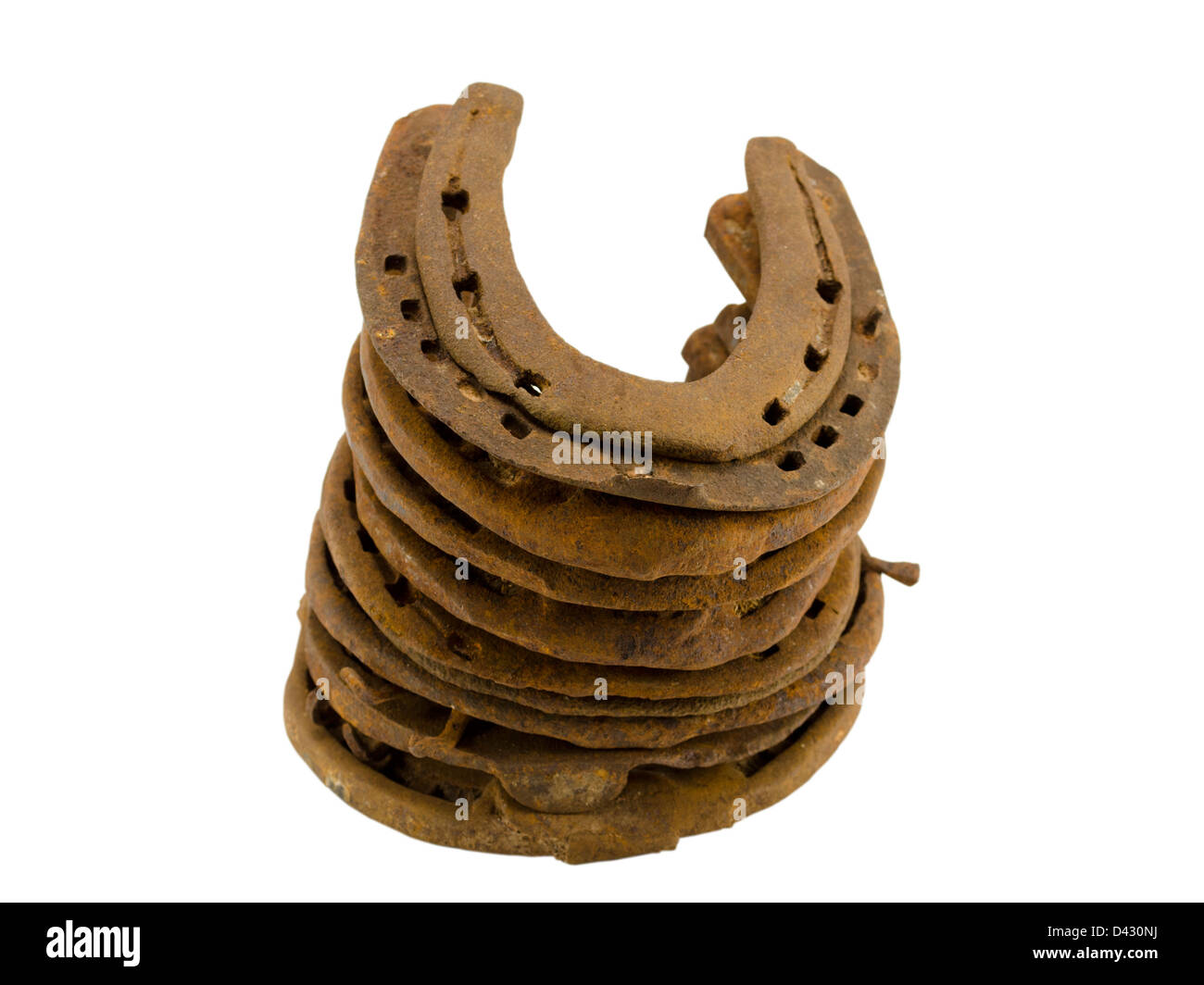 Pile horseshoes hi-res stock photography and images - Alamy