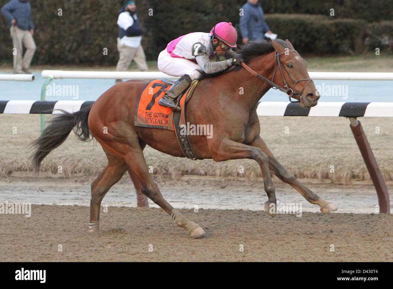 March 2, 2013 - Jamaica, New York, U.S. - Vyjack with Joel Rosaria win ...