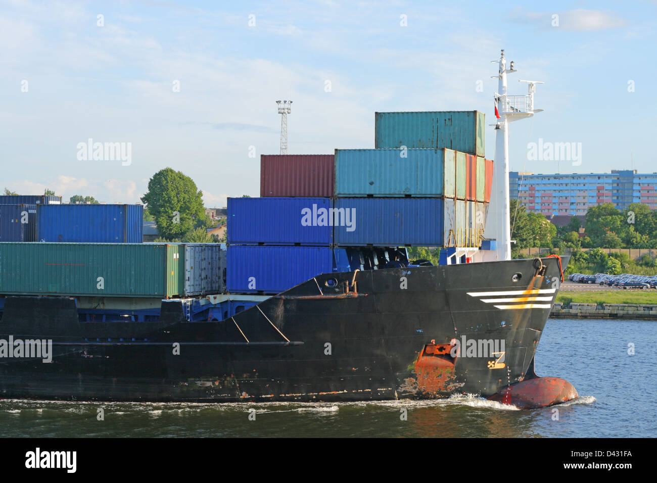 Ship delivery sea logistics hi-res stock photography and images - Alamy