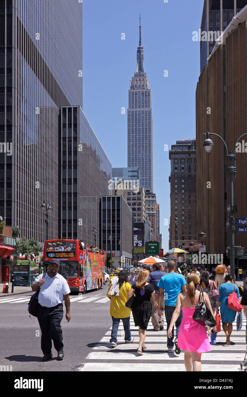 Empire State Building, Manhattan, New York City, USA Stock Photo - Alamy