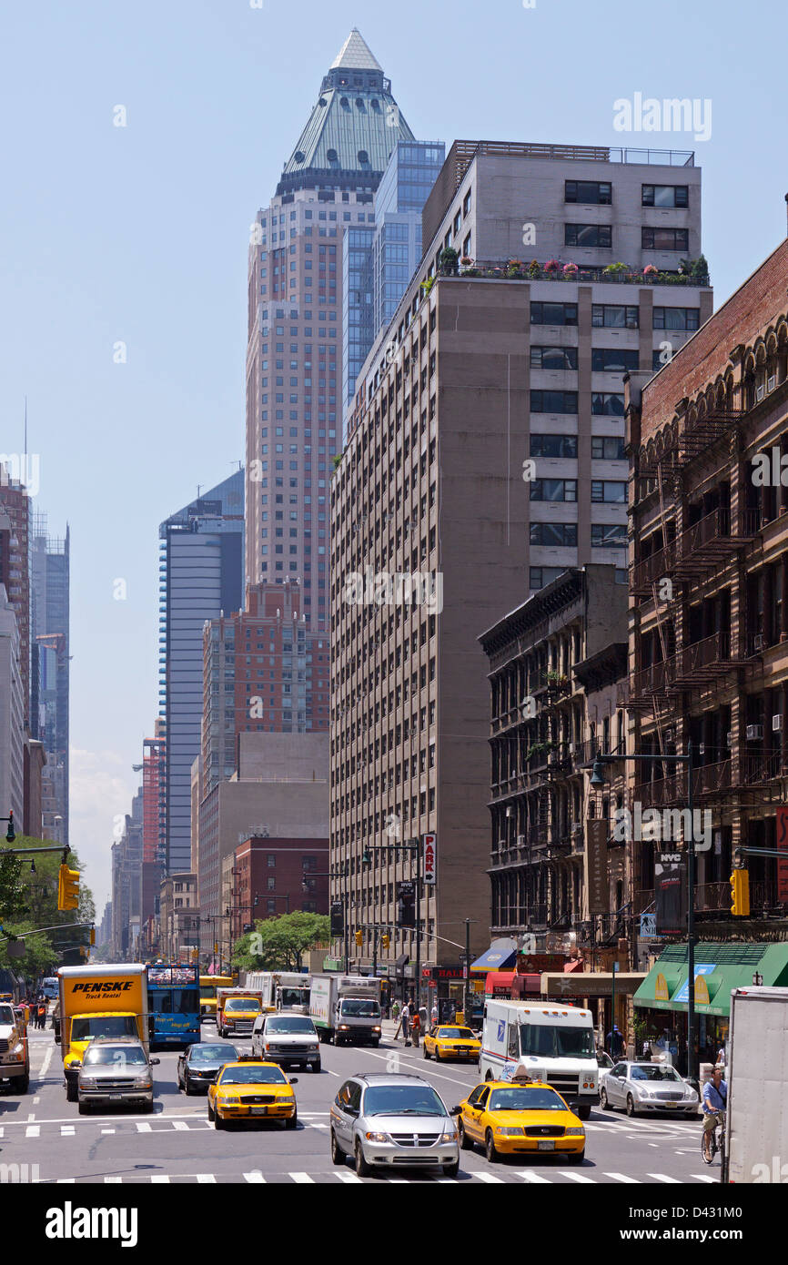 traffic, Manhattan, New York City, USA Stock Photo - Alamy