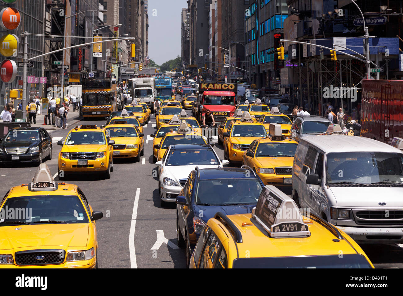 traffic, Manhattan, New York City, USA Stock Photo - Alamy