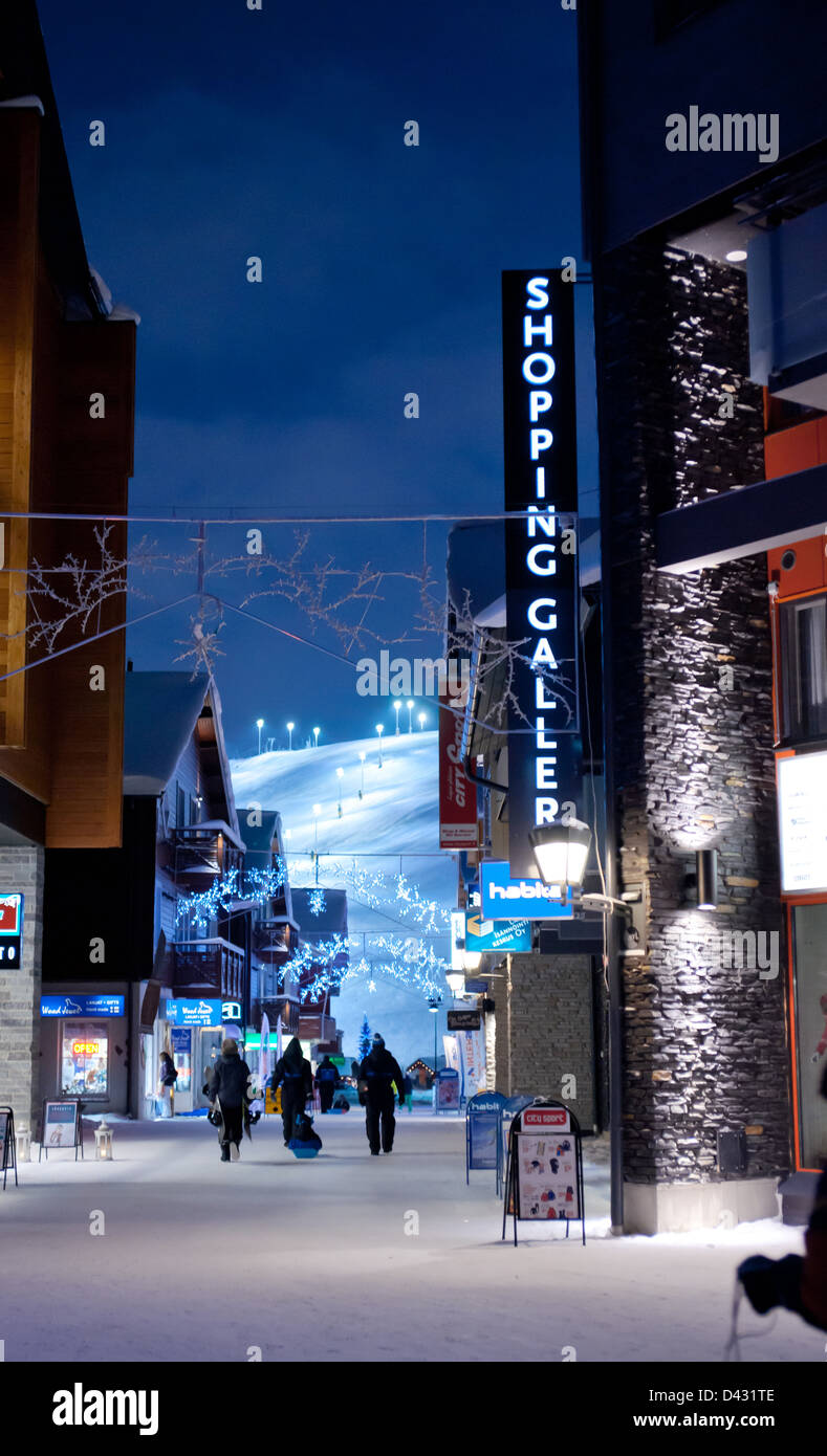 Christmas time, lappland city Stock Photo - Alamy