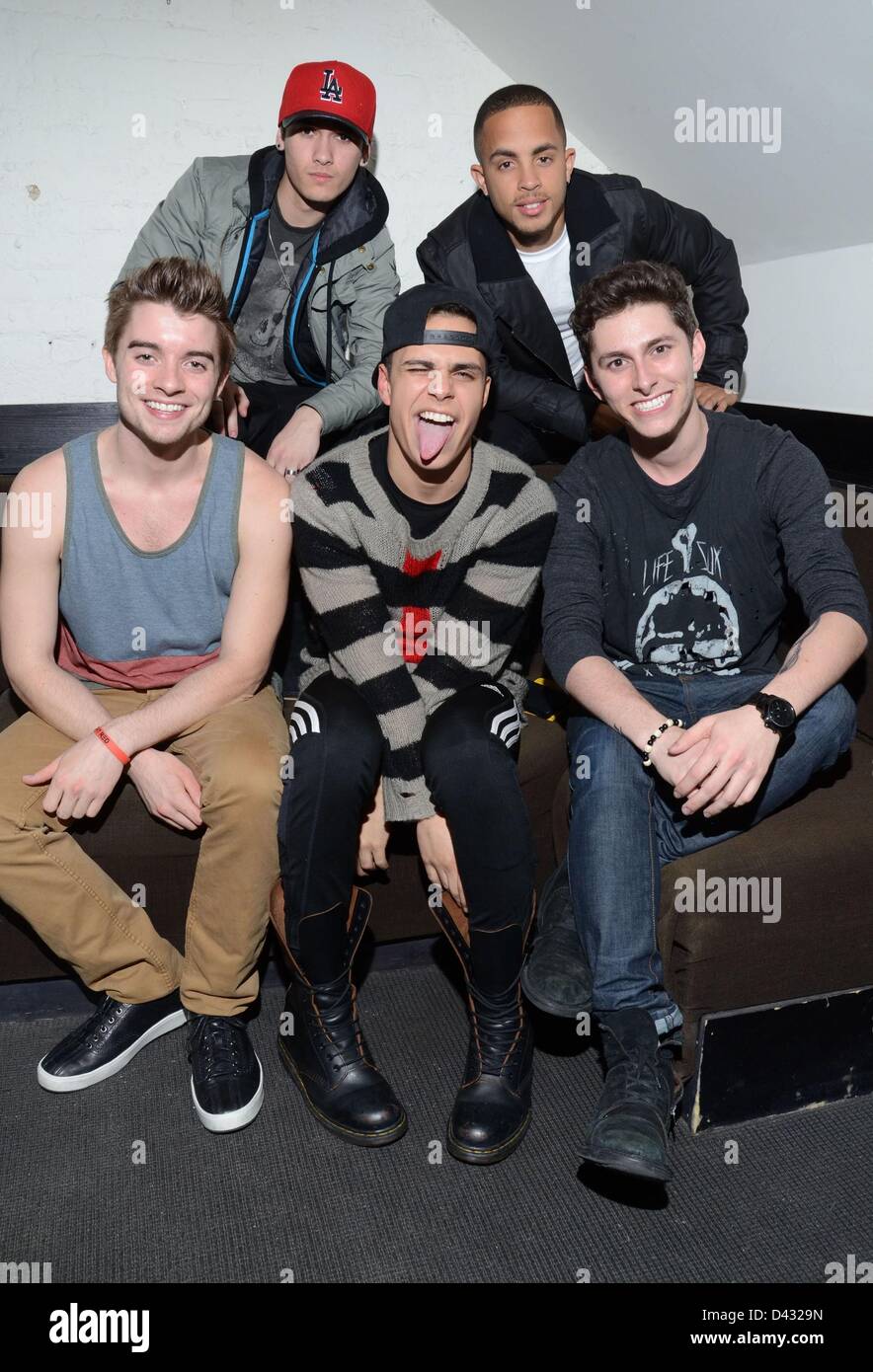 New York, USA. 2nd March 2013. Colton Rudloff, Anthony Ladao, Thomas ...