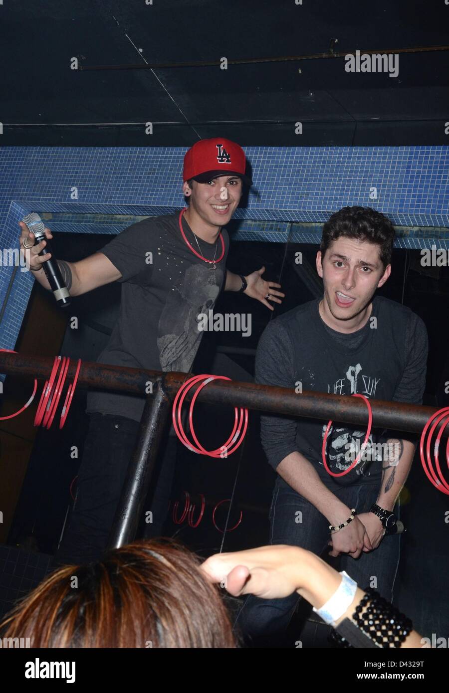 New York, USA. 2nd March 2013. Anthony Ladao, Eric Secharia inside for ...