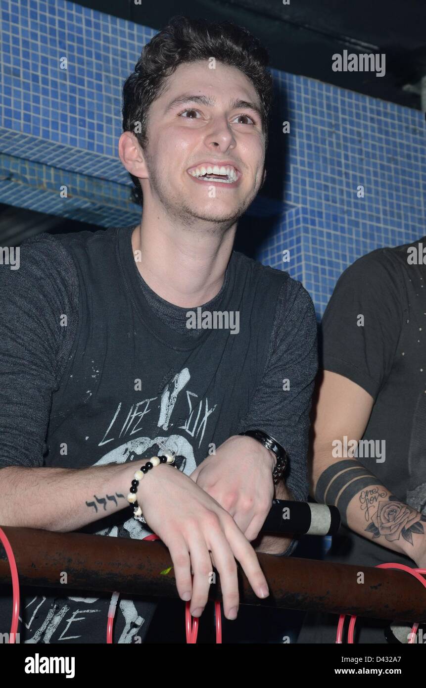 New York, USA. 2nd March 2013. Eric Secharia inside for Midnight Red in ...