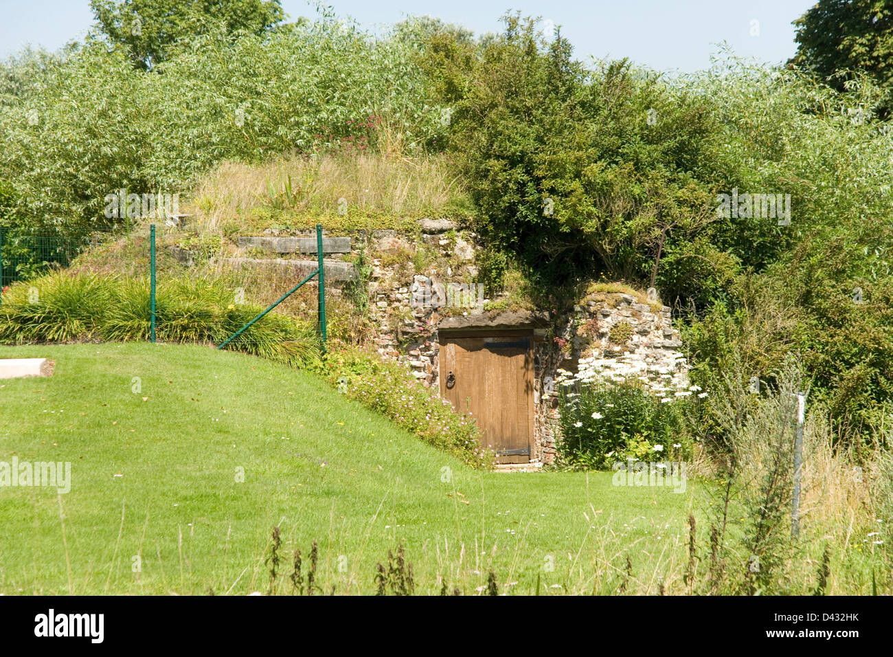 German Bunker in Bedford House British First World War cemetery in ...