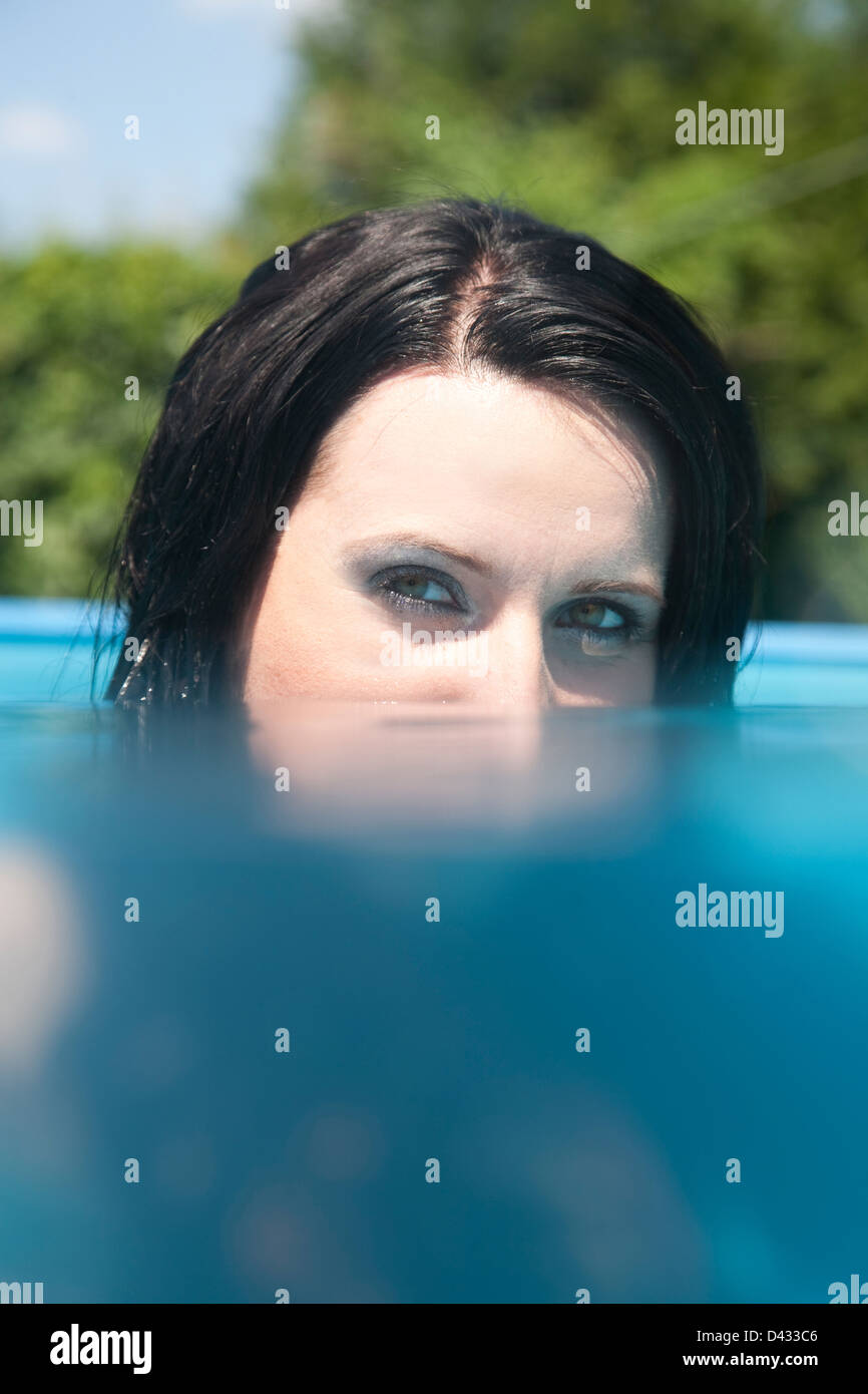 Berlin, Germany, a woman in the pool Stock Photo - Alamy