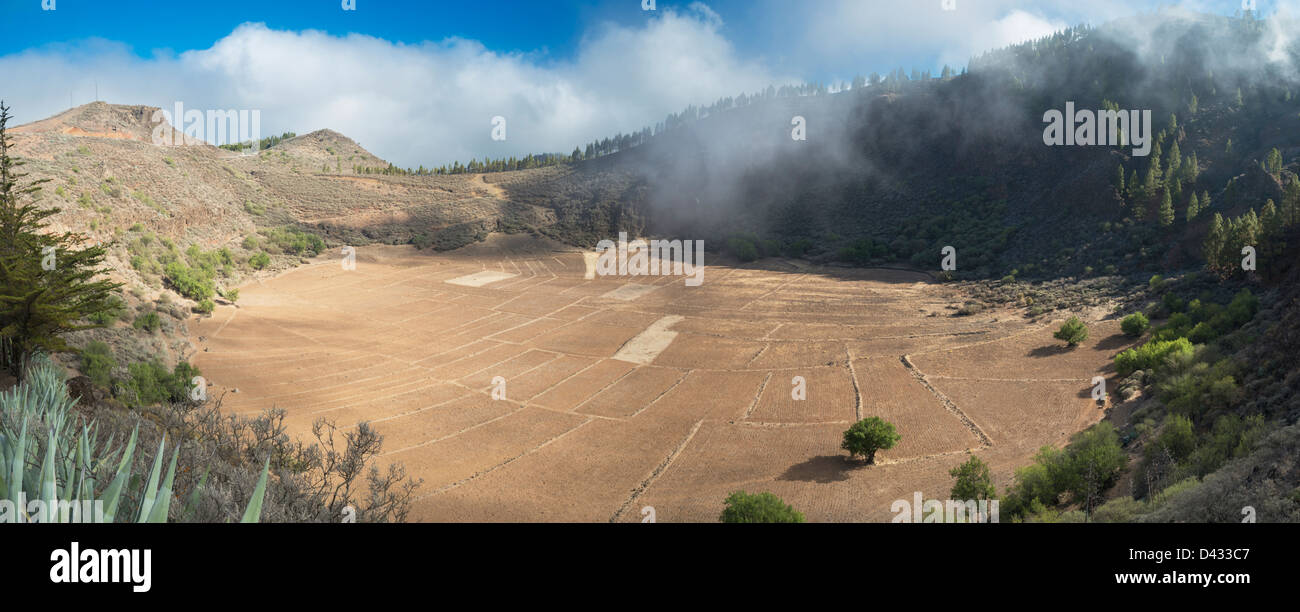 Caldera de los Marteles, Gran Canaria, is a large hydrovolcanic crater ...