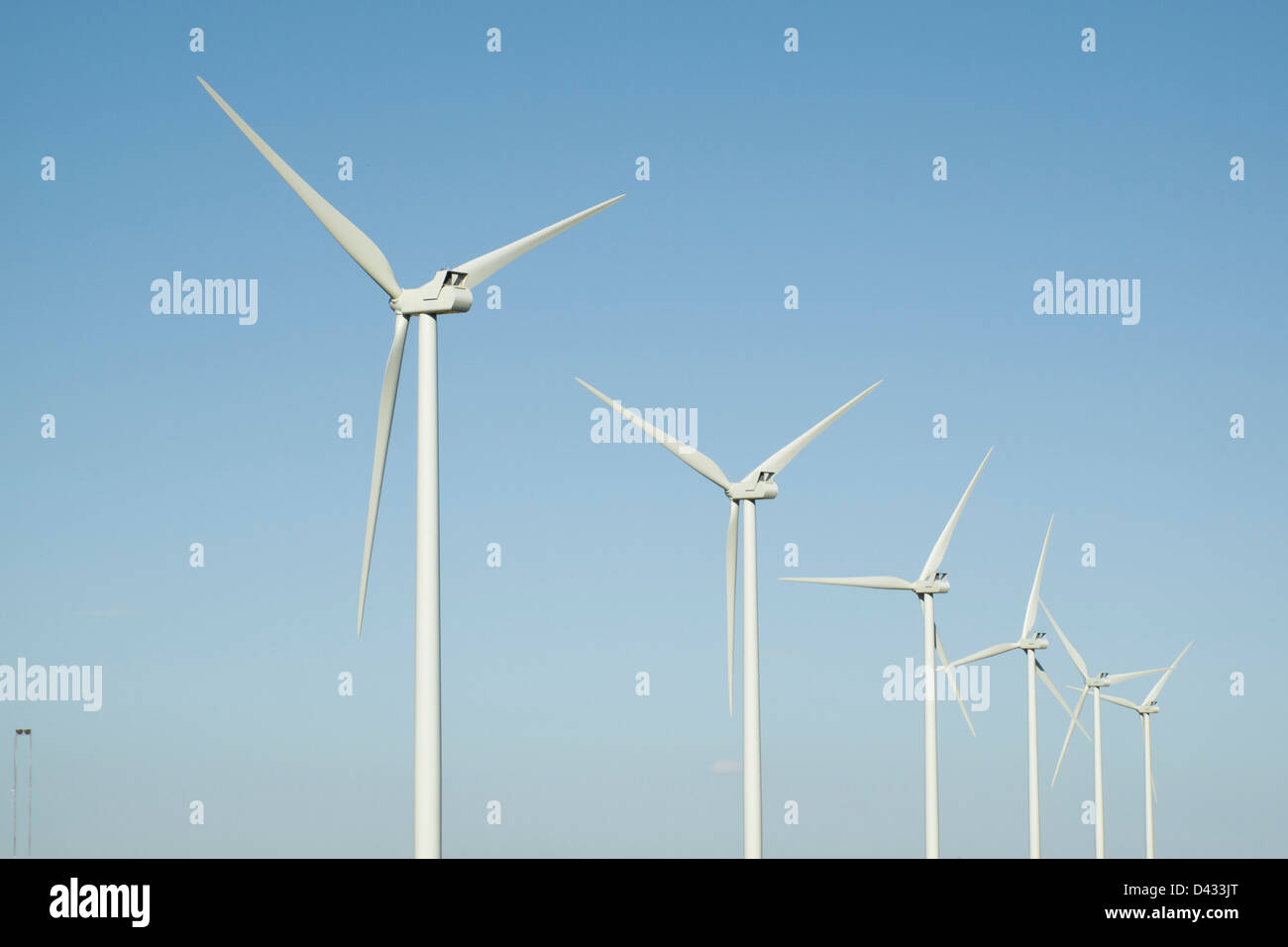 Wind turbines farm in Limon, Colorado Stock Photo - Alamy