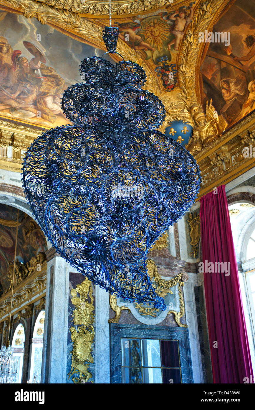Contemporary Art hanging by "Joana Vasconcelos", inside the Chateau de ...