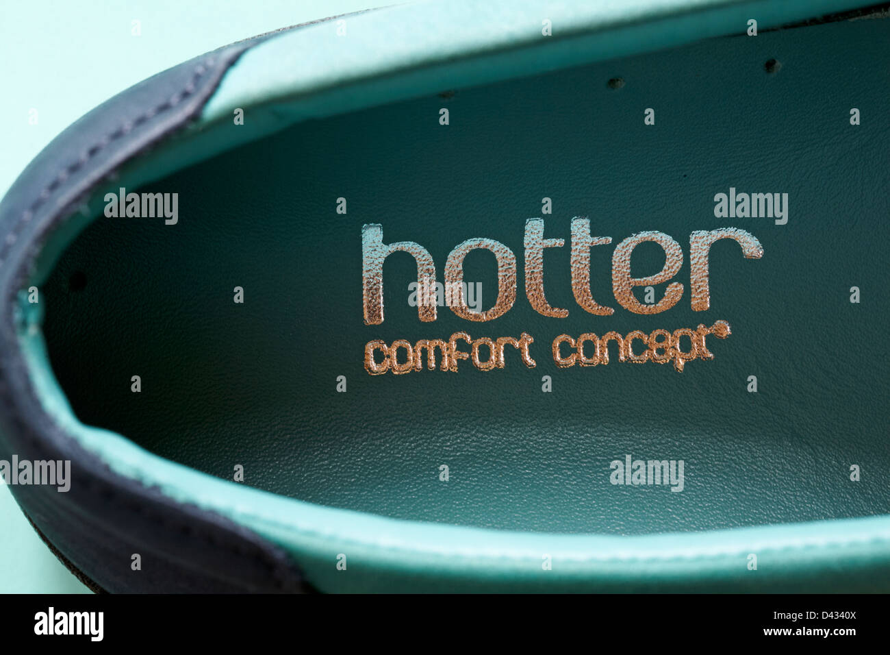 Hotter comfort concept shoe detail Stock Photo - Alamy