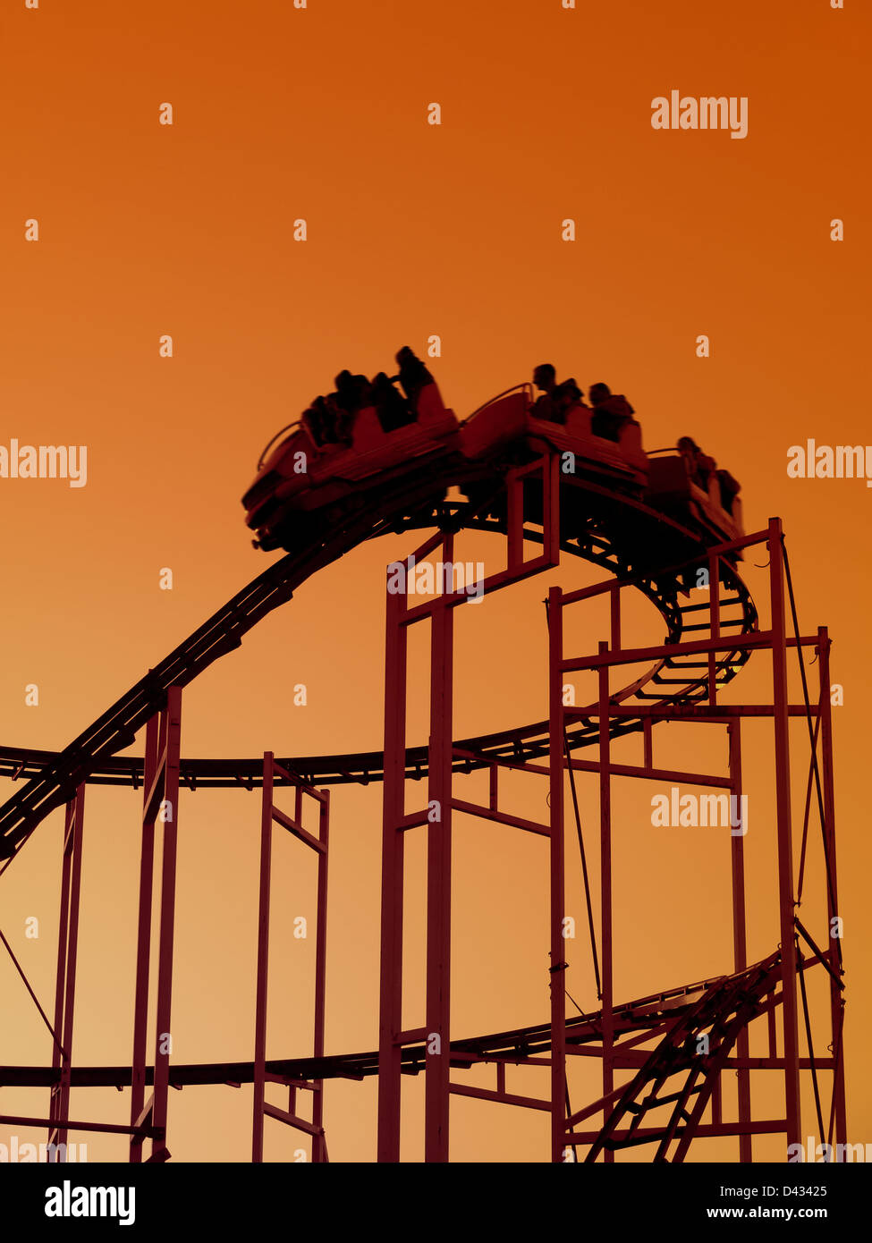 Train ride amusement park hi-res stock photography and images - Alamy