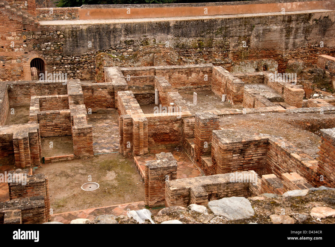 View of labyrinth of La Alhambra in Granada, Spain Stock Photo - Alamy