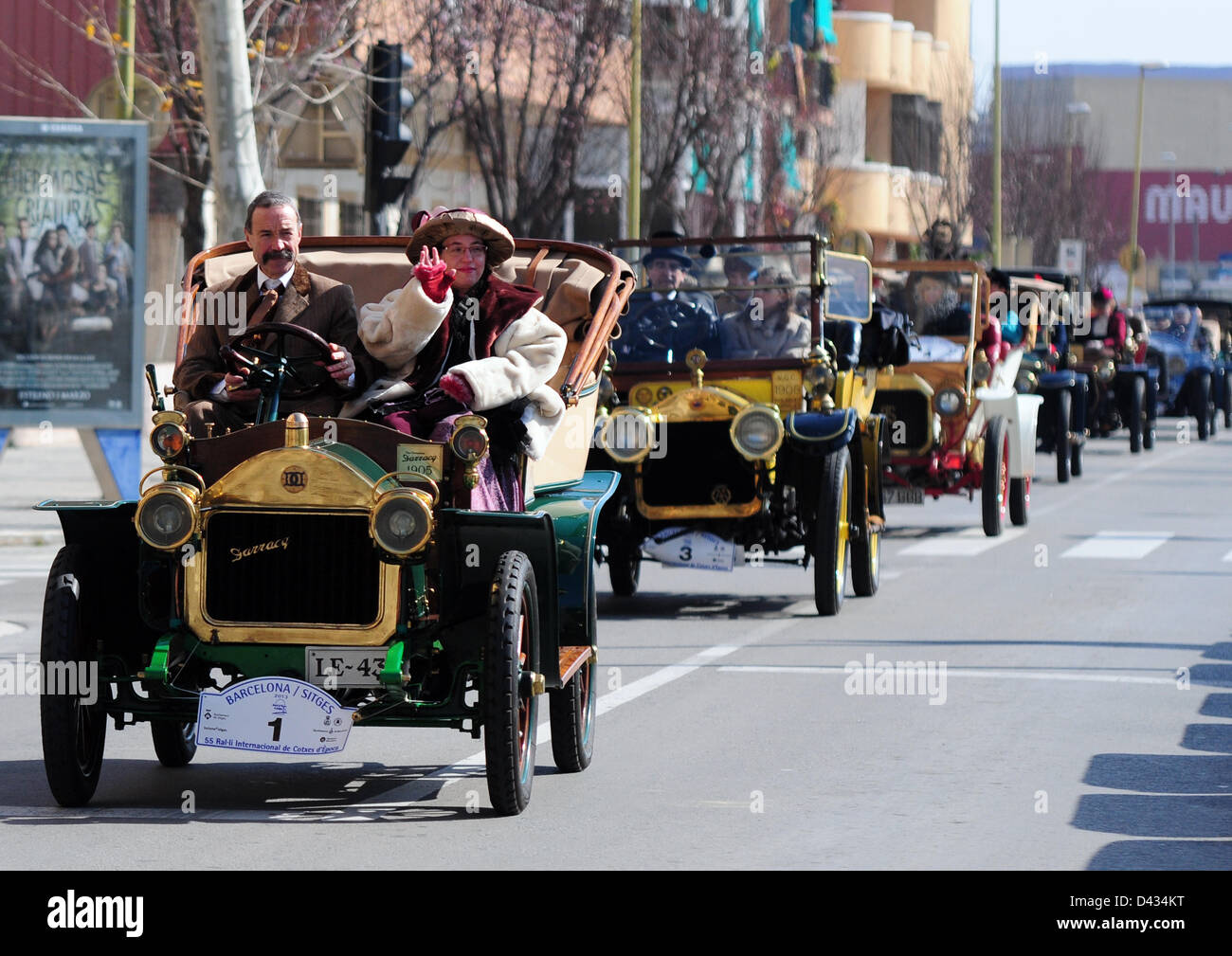55th Vintage Cars Rally ( Barcelona. Spain, March 3rd 2013) Vintage ...