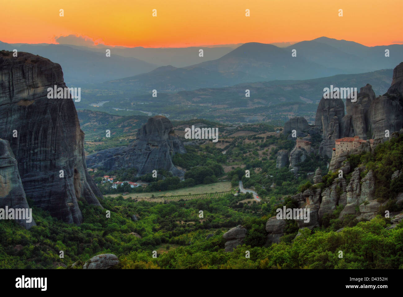 Monastery complex in thessaly hi-res stock photography and images - Alamy